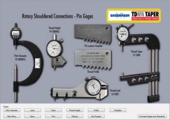 Rotary Shouldered Connection Thread Inspection System | Gagemaker
